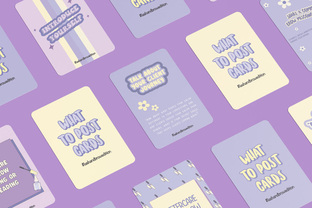 Boost Your Salon's Social Media with What to Post Cards