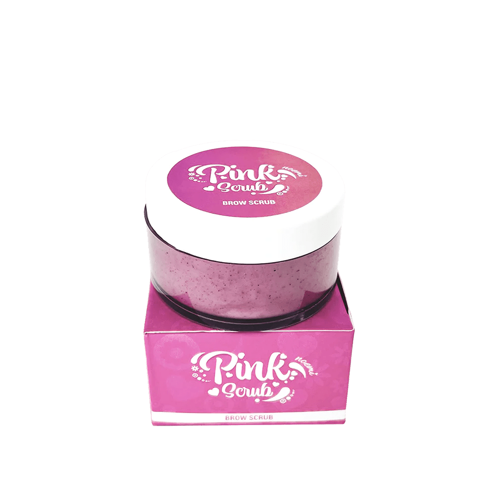 Noemi Pink Brow Scrub | Gentle Exfoliation for Smooth Brows